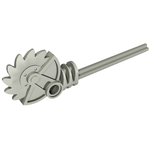 Part 40341 - Bionicle Weapon Long Axle Circular Saw Staff with Pin Hol ...